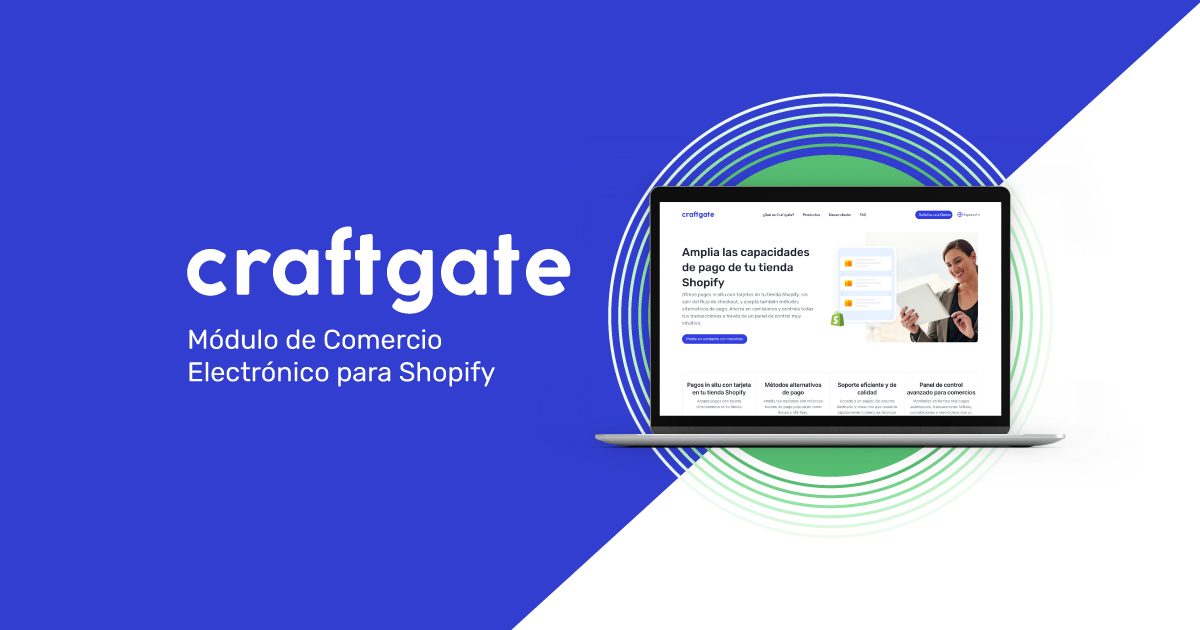 Craftgate | Módulo de Comercio Electrónico para Shopify